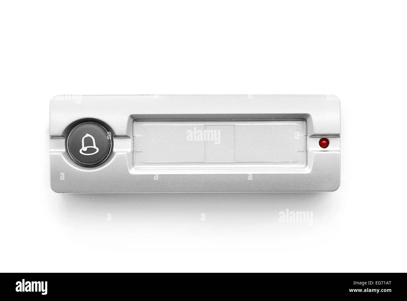 doorbell ring button on white Stock Photo - Alamy