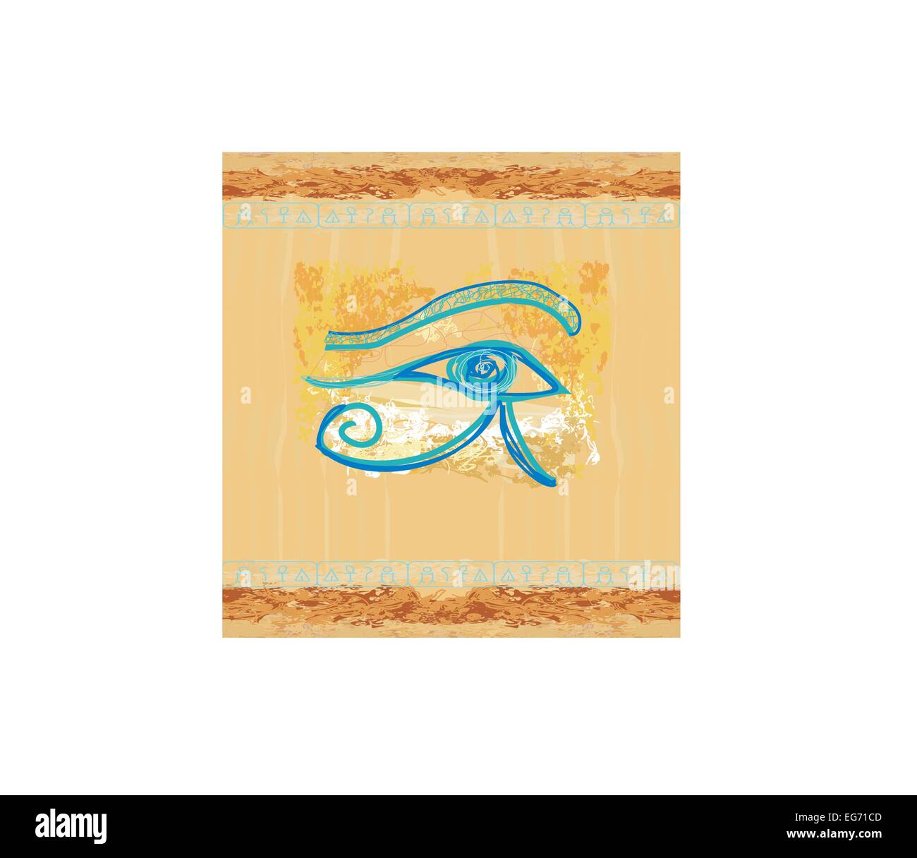eye of horus - vintage background Stock Vector Image & Art - Alamy