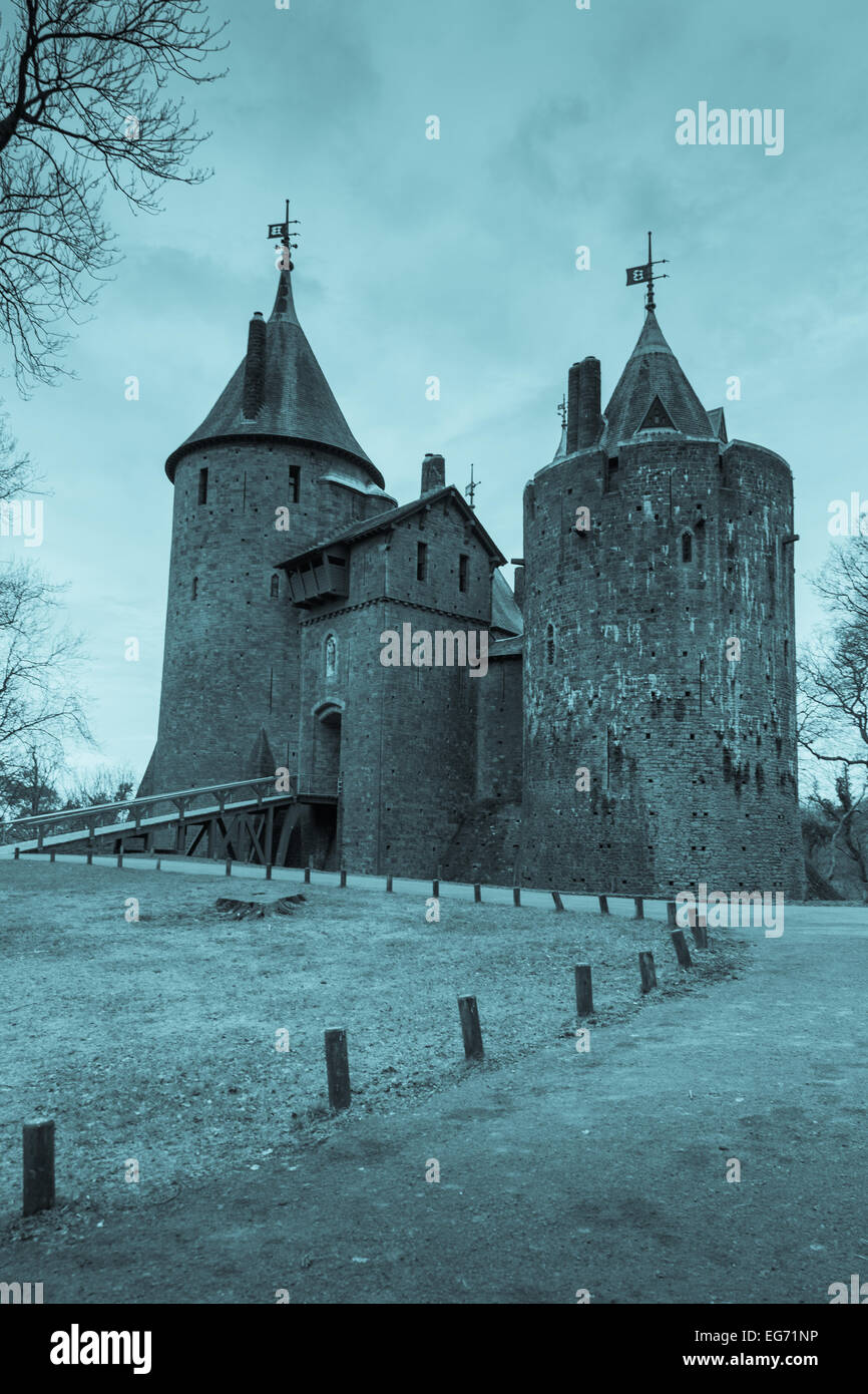 Castell Coch (welsh for the Red Castle) is situated in the village of ...