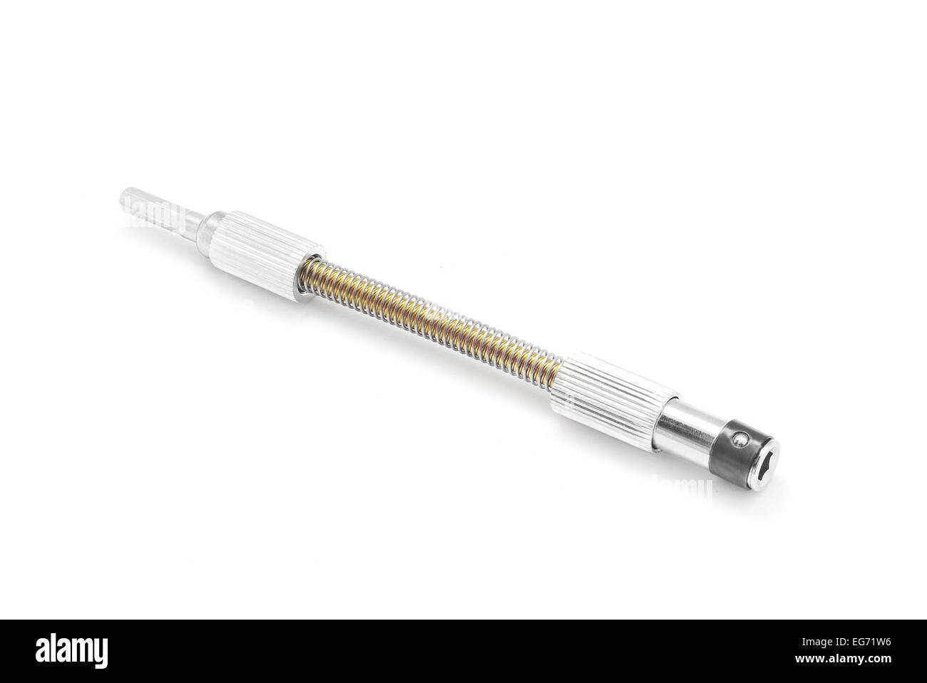 flexible head screwdriver on white Stock Photo - Alamy