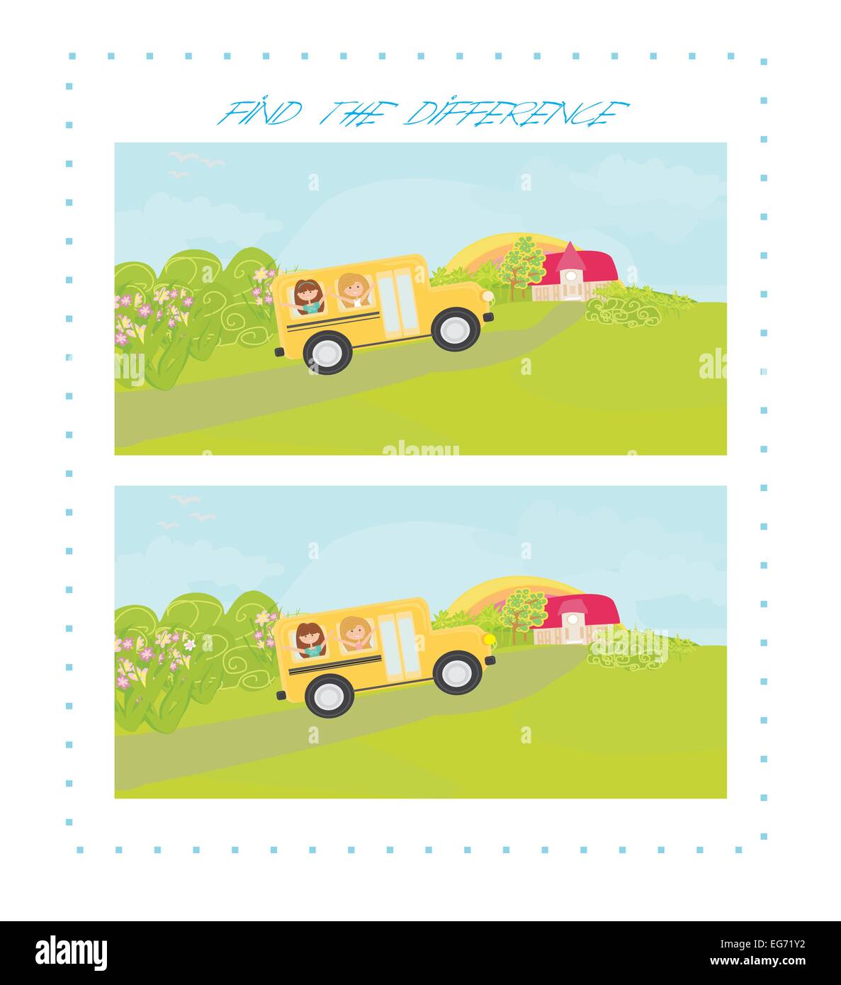 back to school - find the difference Stock Vector Image & Art - Alamy