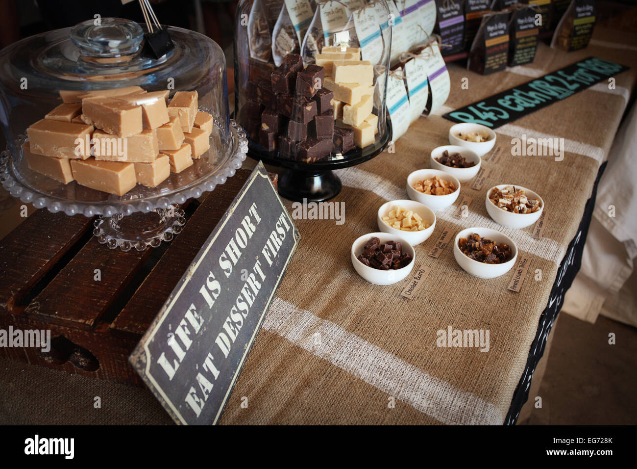 Fudge display hi-res stock photography and images - Alamy