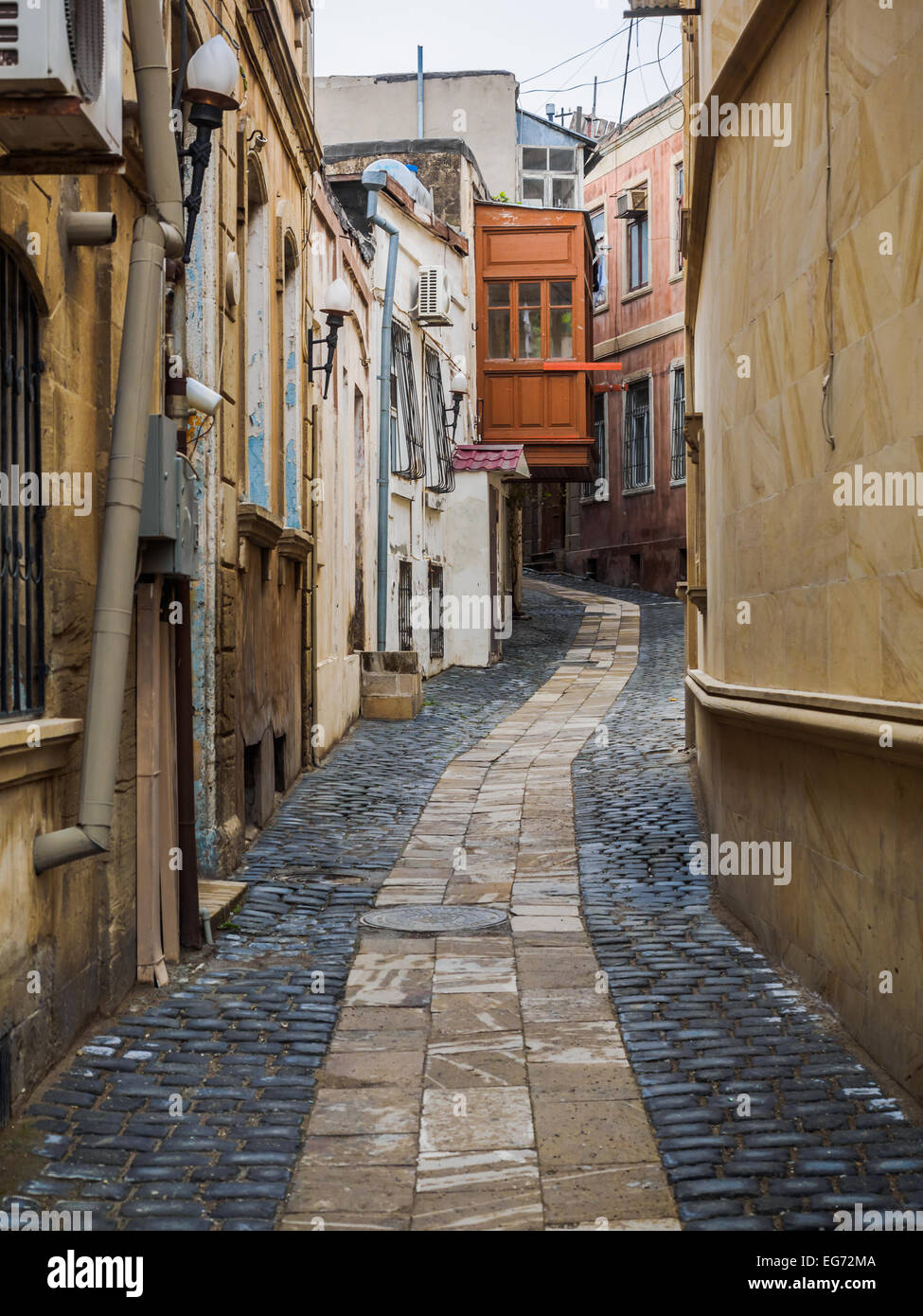 Alley at Inner City of Baku, Azerbaijan Stock Photo - Alamy