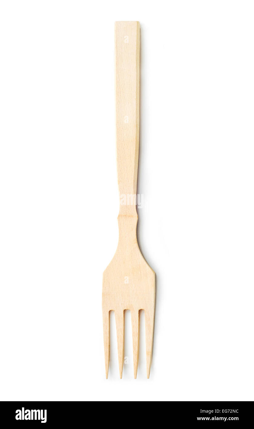 Studio shot wooden fork Cut Out Stock Images & Pictures - Alamy