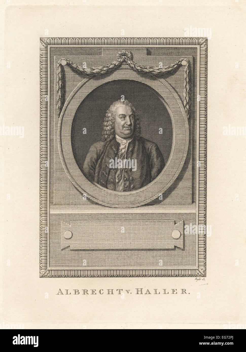 Albrecht von Haller, Swiss anatomist, physiologist, naturalist and poet ...