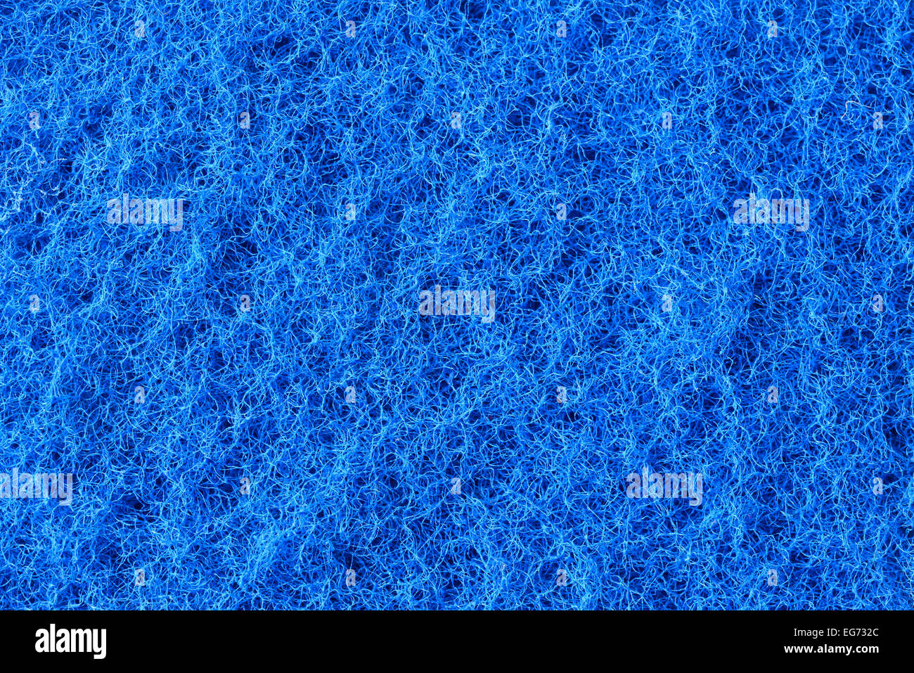 Macro of blue synthetic sponge texture, scrub side Stock Photo - Alamy