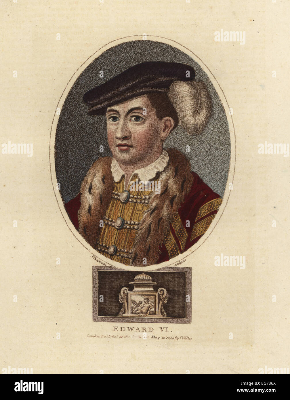 Portrait of King Edward VI of England, 1537-1553 Stock Photo - Alamy