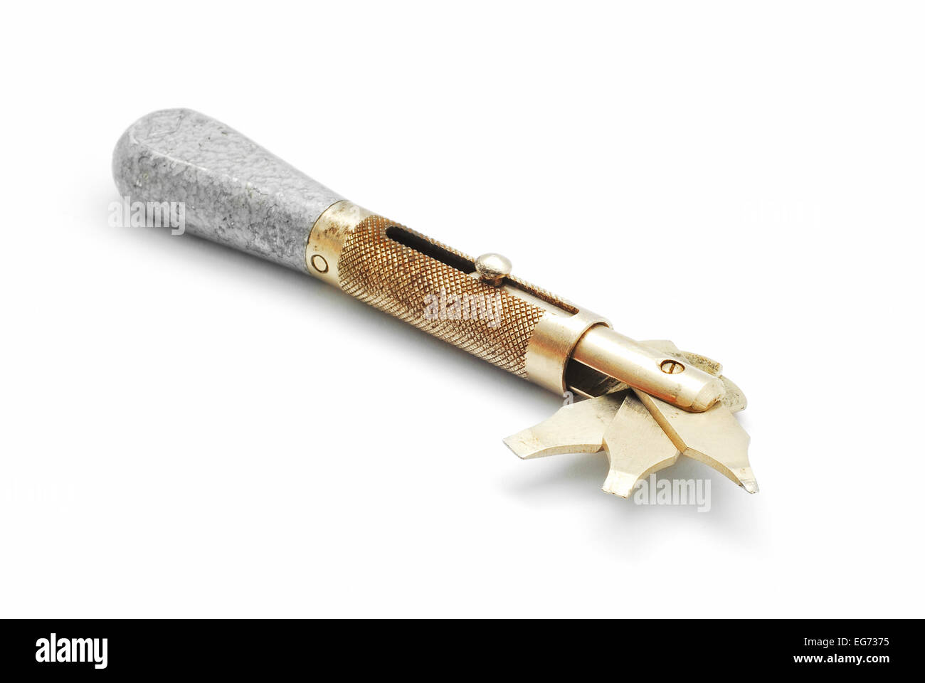 old three head screwdriver on white Stock Photo - Alamy
