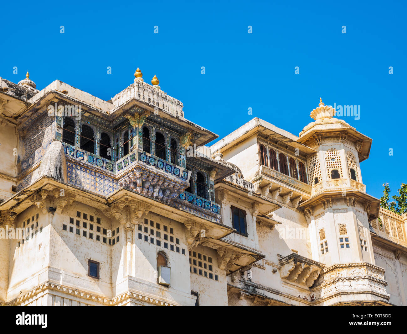 Balcony of Udaipur City Palace in Rajasthan, India Stock Photo - Alamy