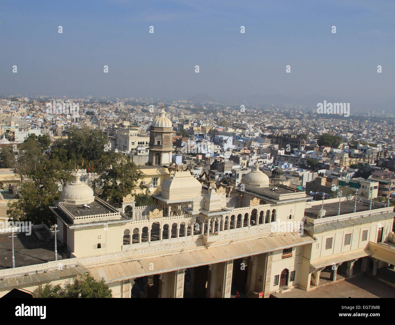 Udaipur top view hi-res stock photography and images - Alamy