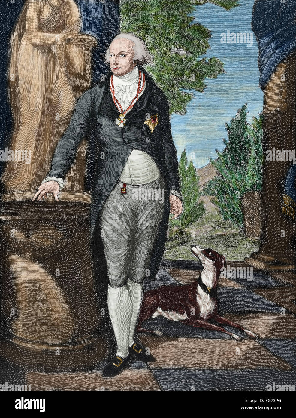 Karl August von Hardenberg (1750-1822). Prussian statesman and Prime ...