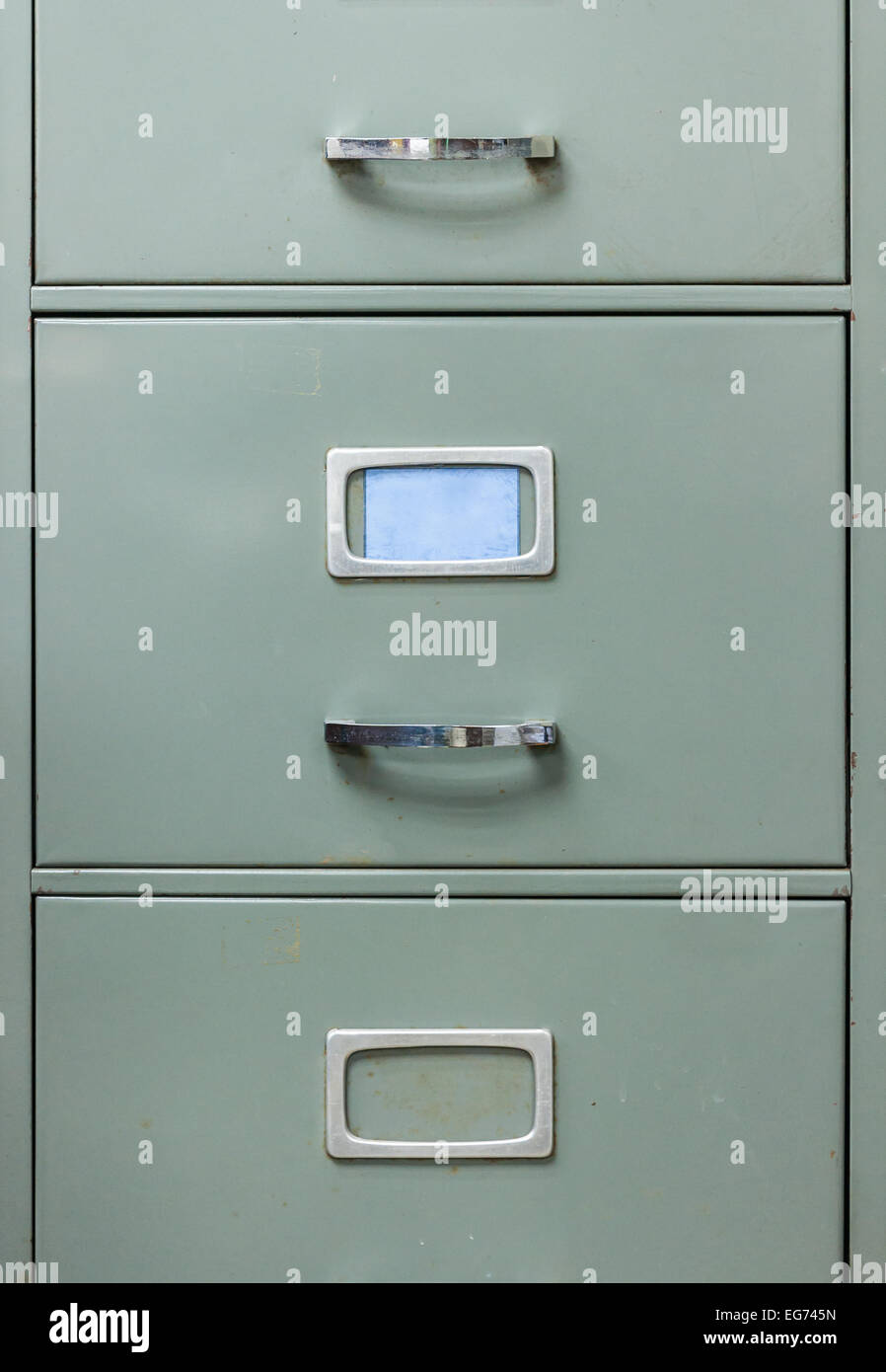 Steel filing cabinet for privacy data in the office Stock Photo - Alamy