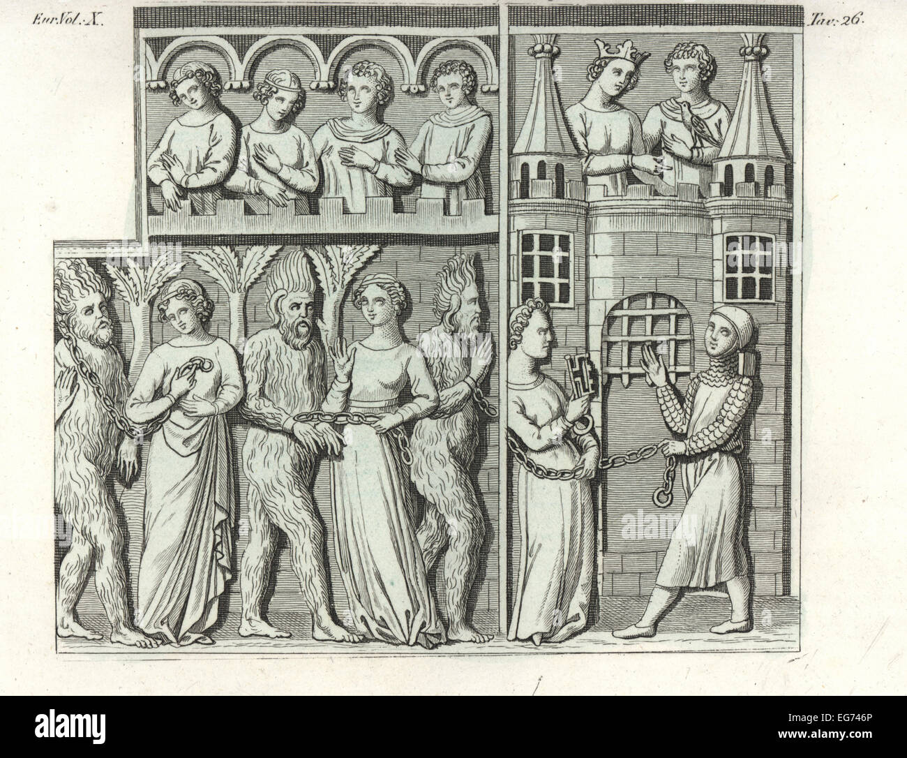 Knight and princess hi-res stock photography and images - Alamy