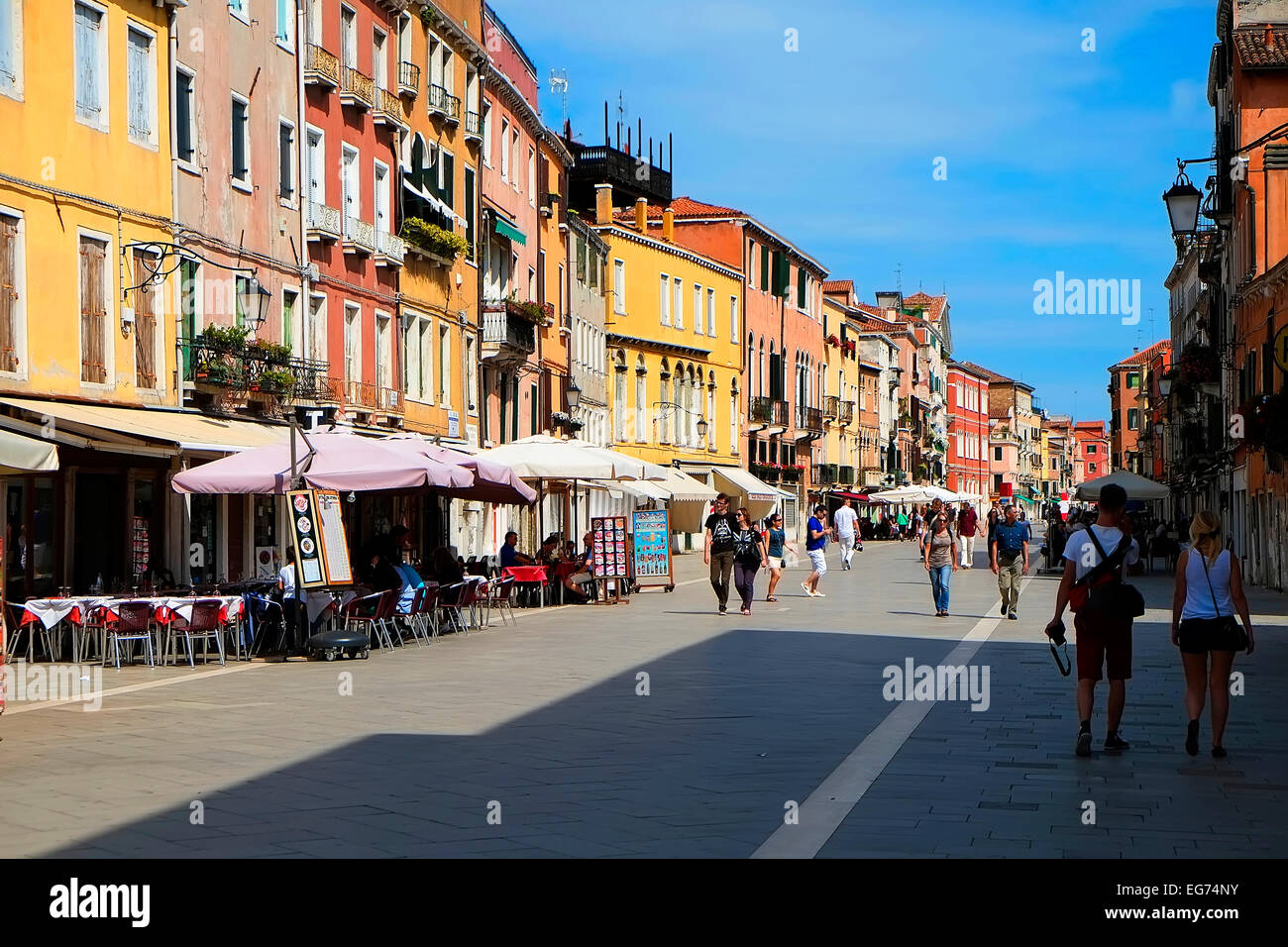 Via Giuseppe Garibaldi Venice Italy IT Europe EU Castello Adriatic Sea ...