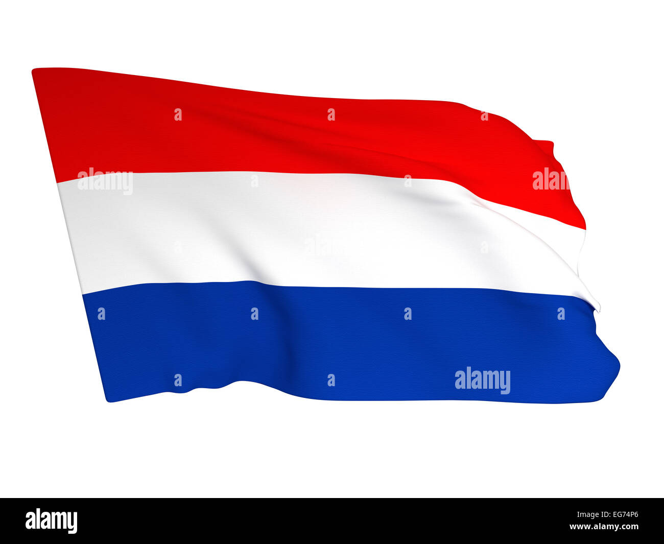 3d rendering of a Netherlands flag Stock Photo - Alamy