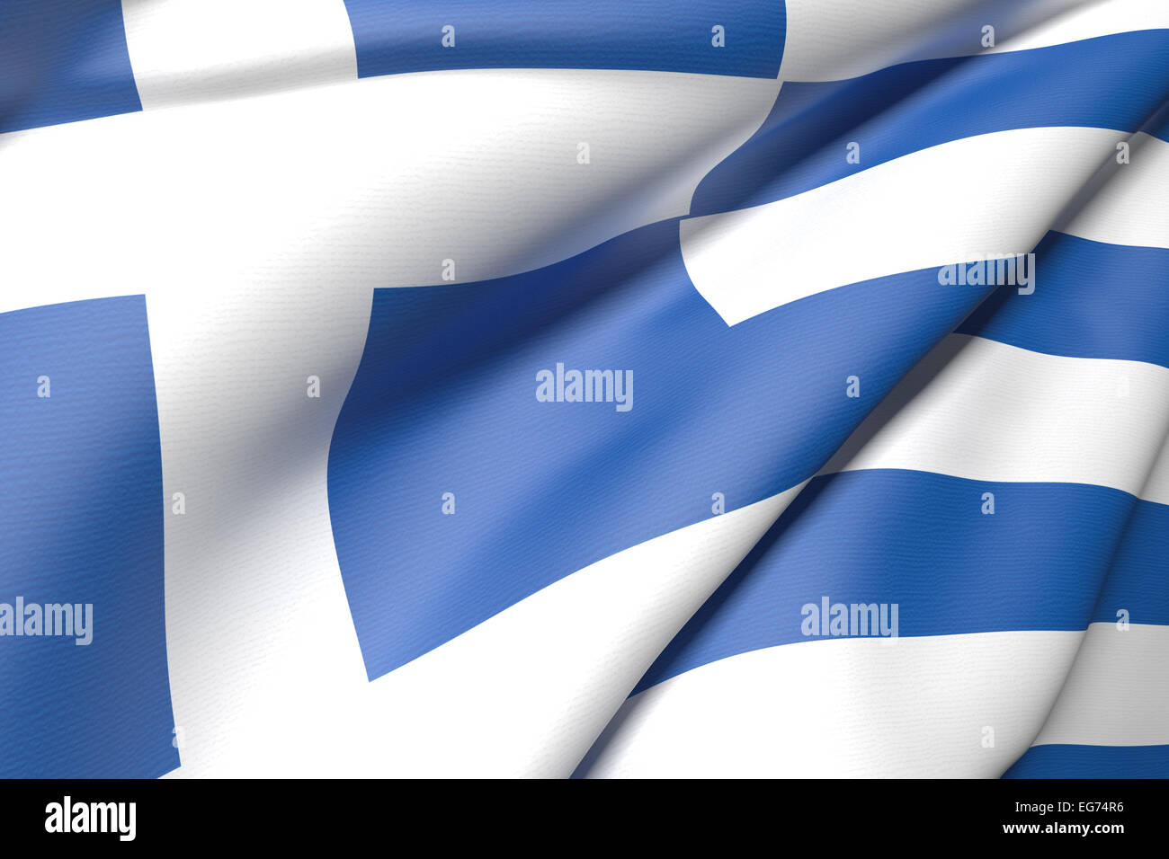 3d rendering of a greek flag Stock Photo - Alamy