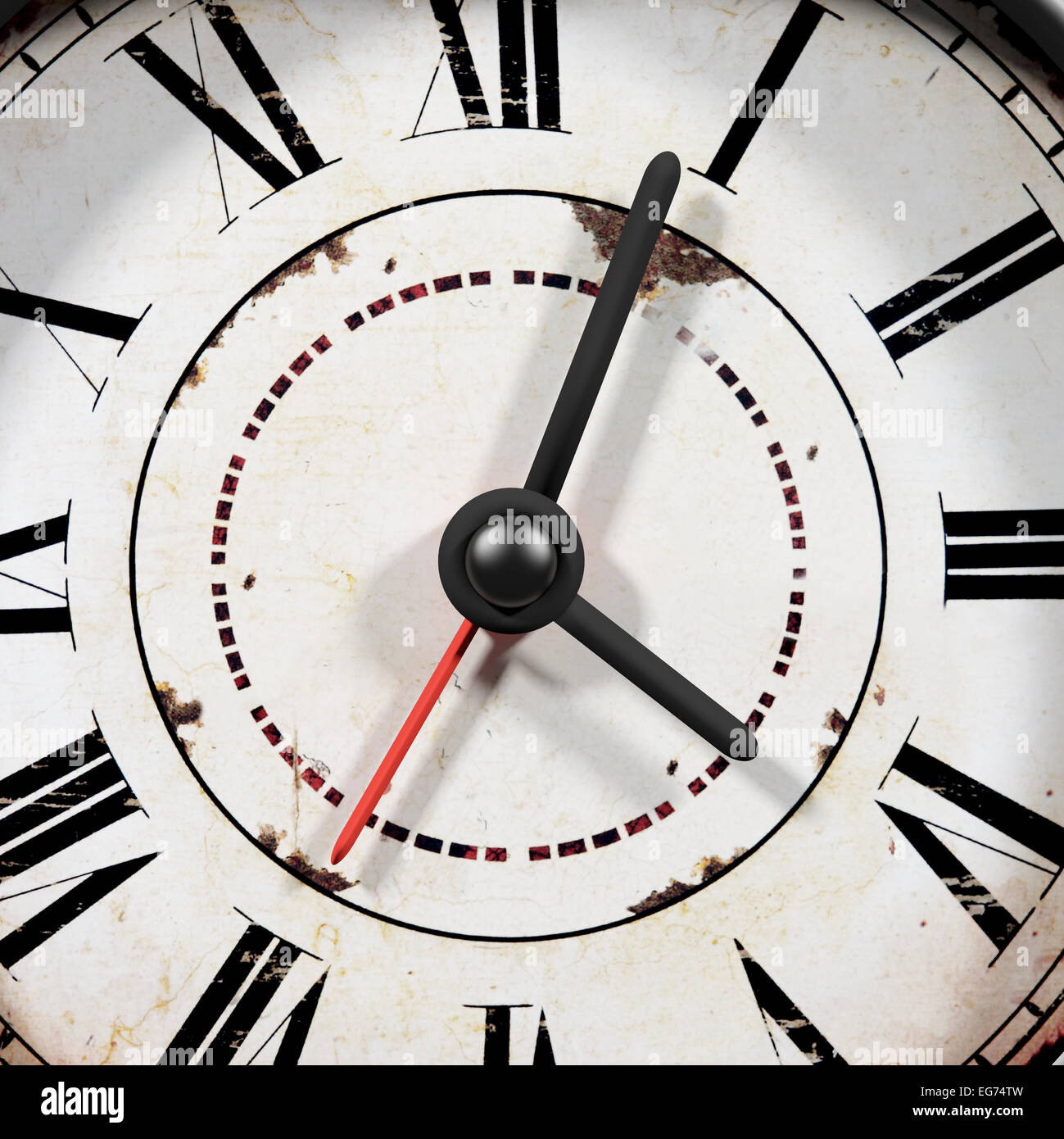3d rendering of detail of an alarm clock Stock Photo - Alamy