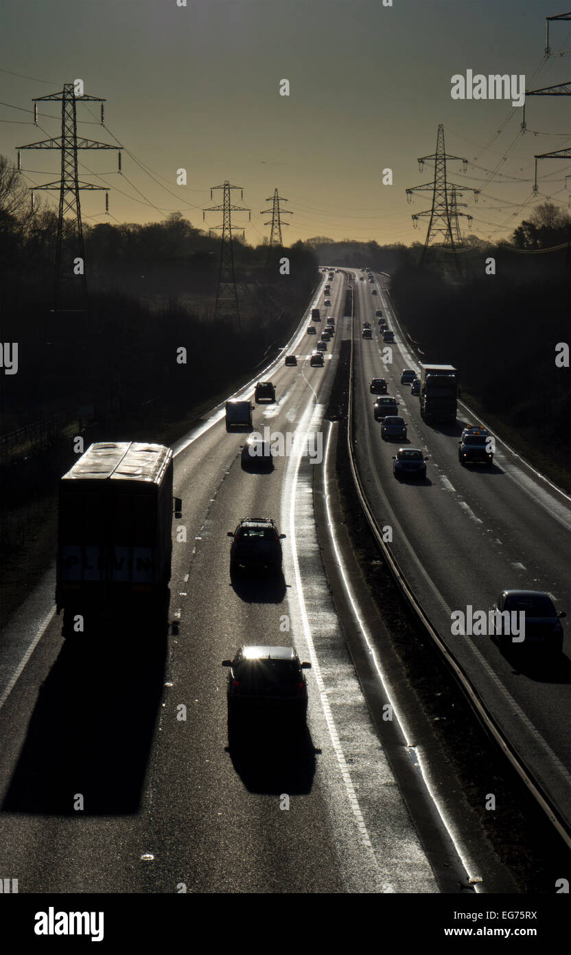 Dual carriageway road hi-res stock photography and images - Alamy