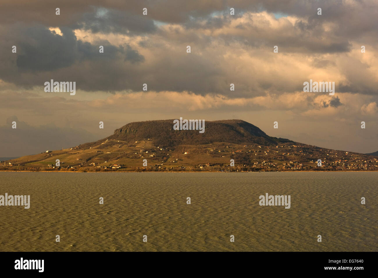 Beautiful Hill - Badacsony - at lake Balaton - Hungary Stock Photo - Alamy
