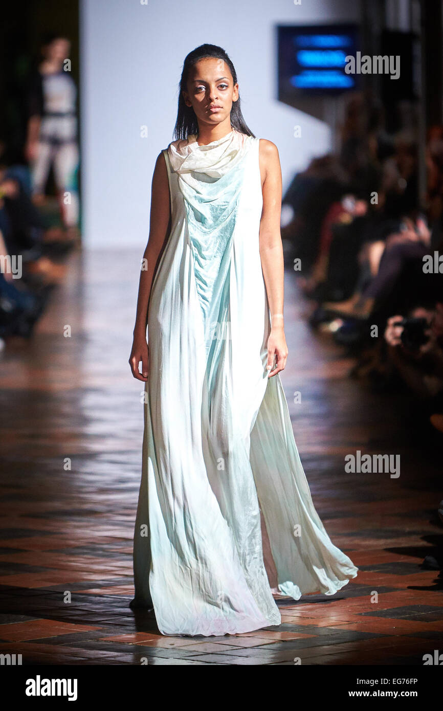 Model wearing clothes created by designer Tinkilove at Oxford Fashion ...