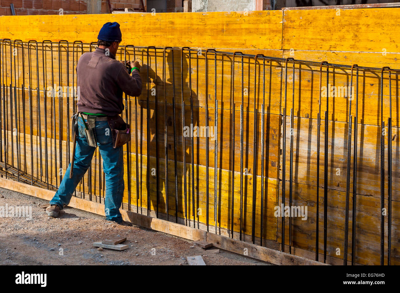 Work concrete slab structure Stock Photo - Alamy