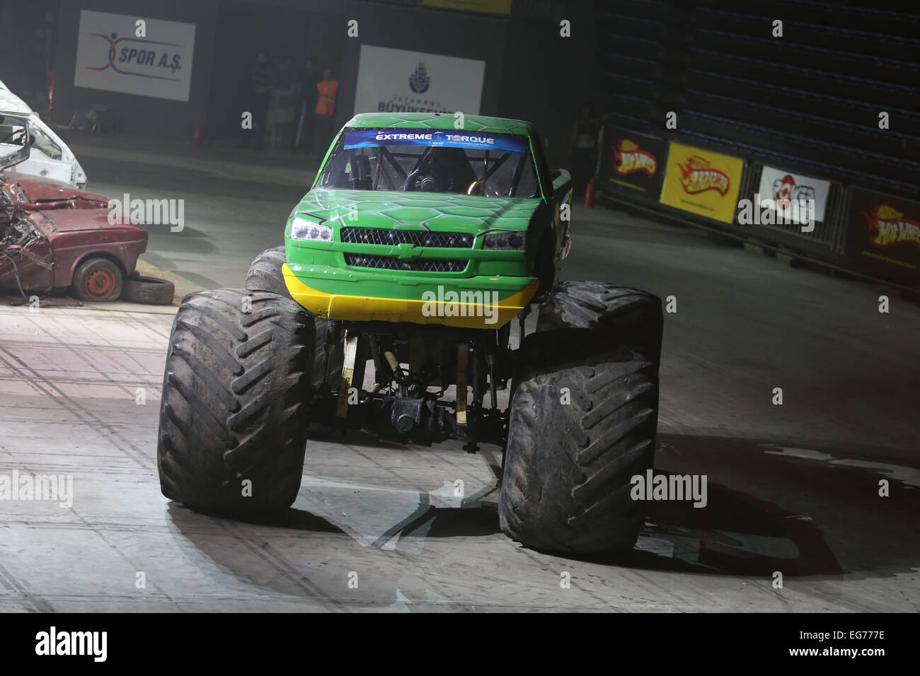 ISTANBUL, TURKEY - FEBRUARY 01, 2015: Monster Truck Extreme Revisited ...