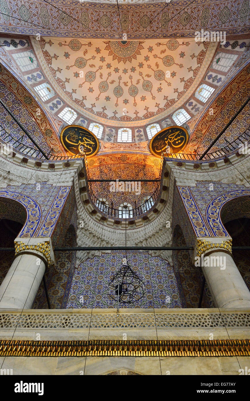 Turkey, Istanbul, central cupola of New Mosque Stock Photo - Alamy