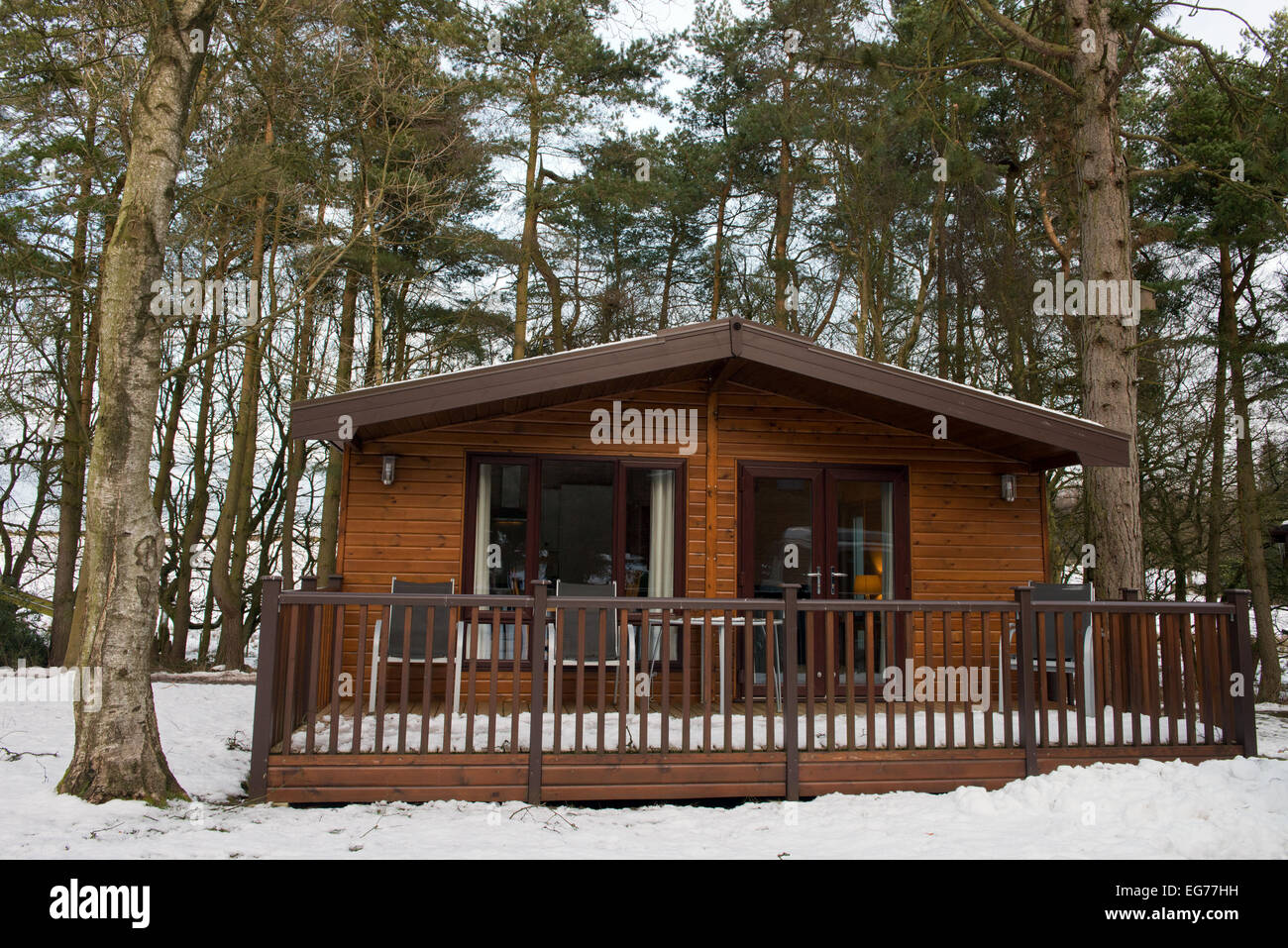 Lodge in the Darwin Forest Country Club during winter at Two Dales ...