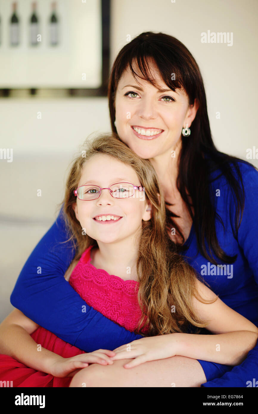 Beautiful mom and daughter hi-res stock photography and images - Alamy