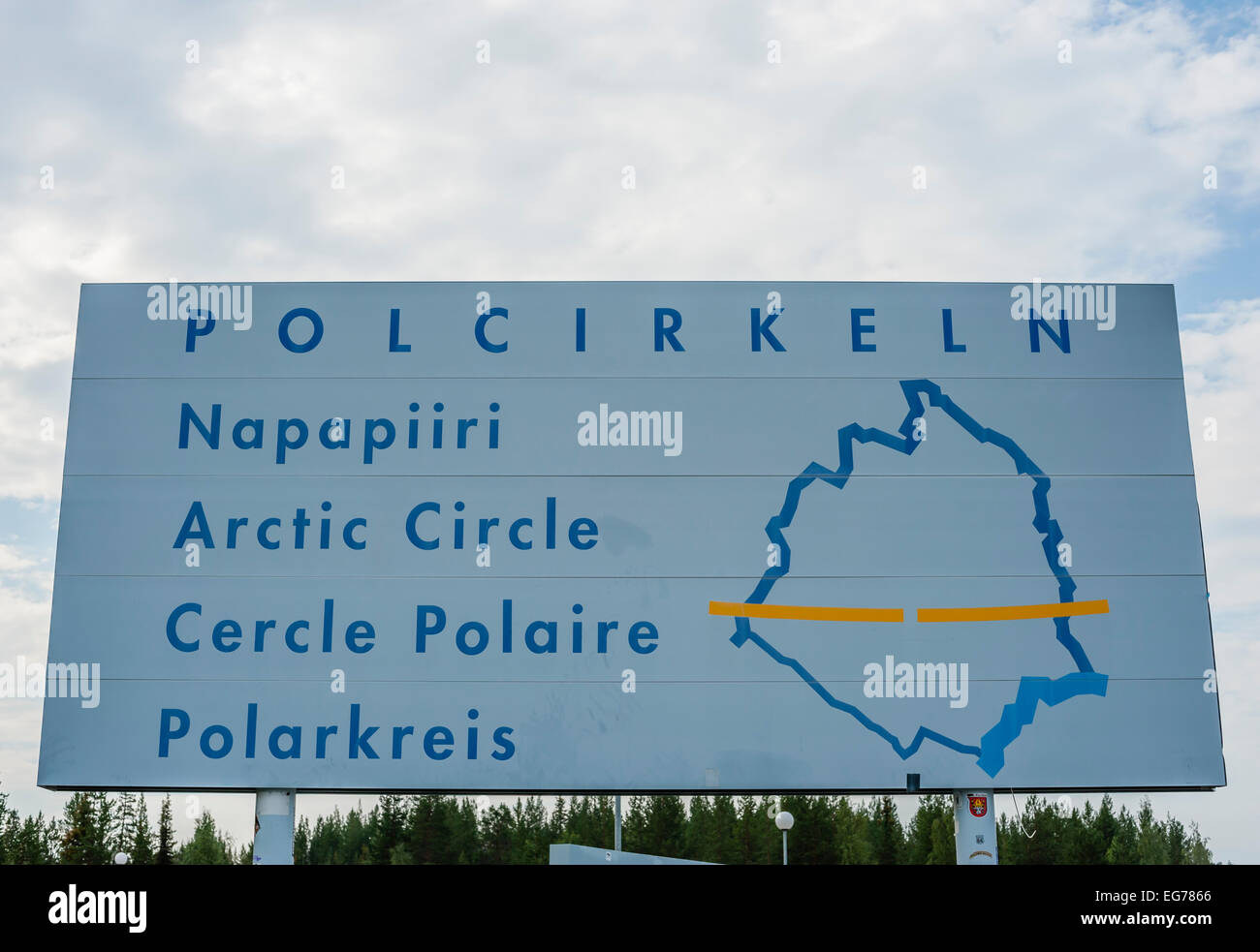 Arctic circle sign hi-res stock photography and images - Alamy