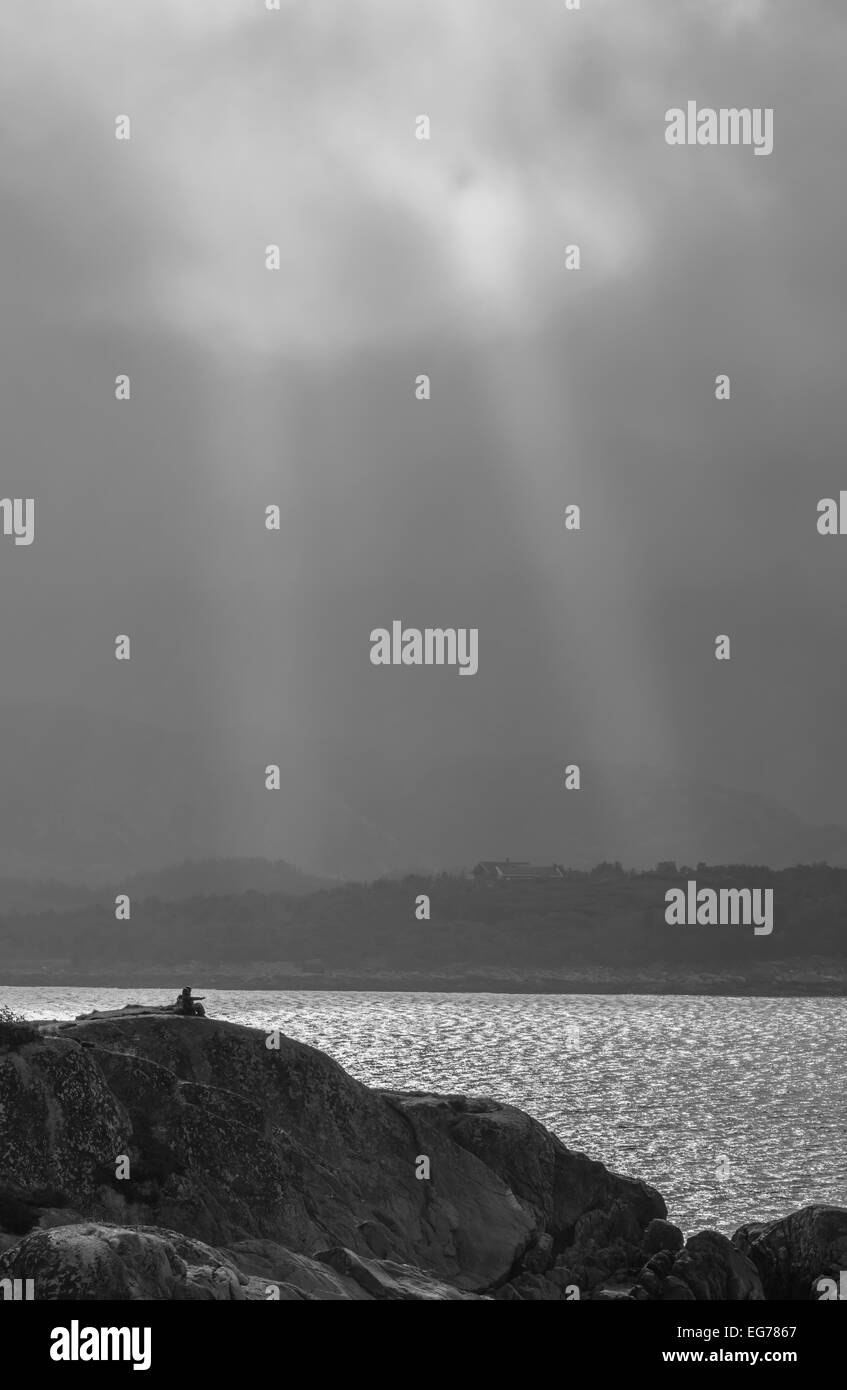 Dramatic beam Black and White Stock Photos & Images - Alamy
