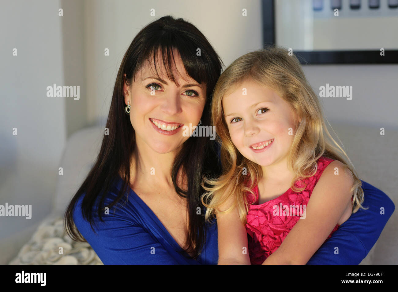 Beautiful mom and daughter hi-res stock photography and images - Alamy