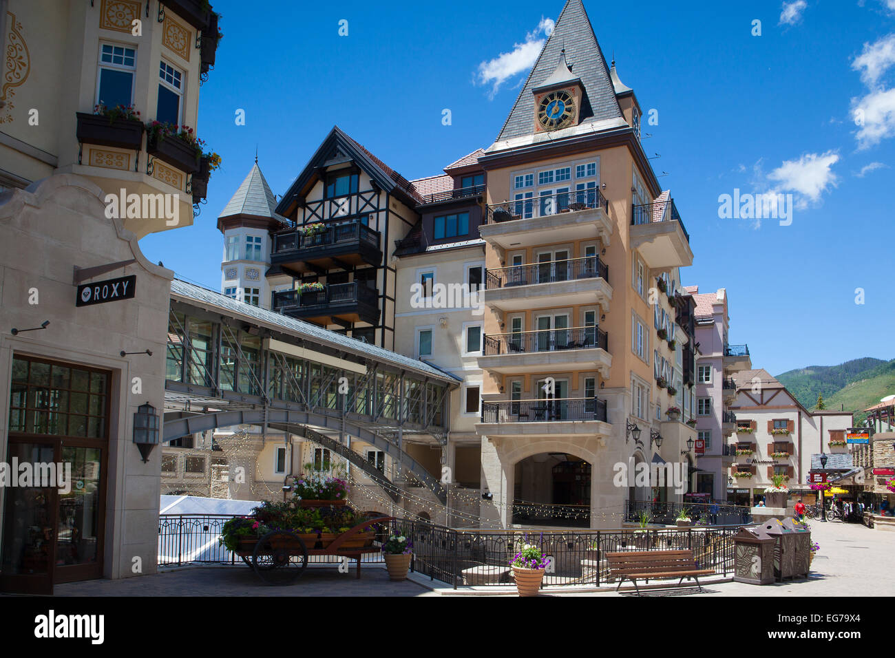 Vail,USA-July 16,2013:The Town of Vail is a Home Rule Municipality in ...