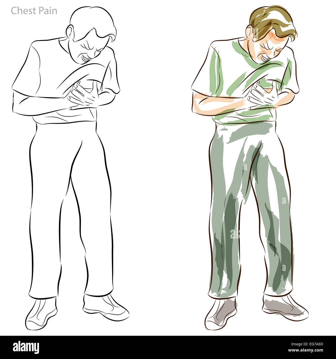 Chest Pain Drawing