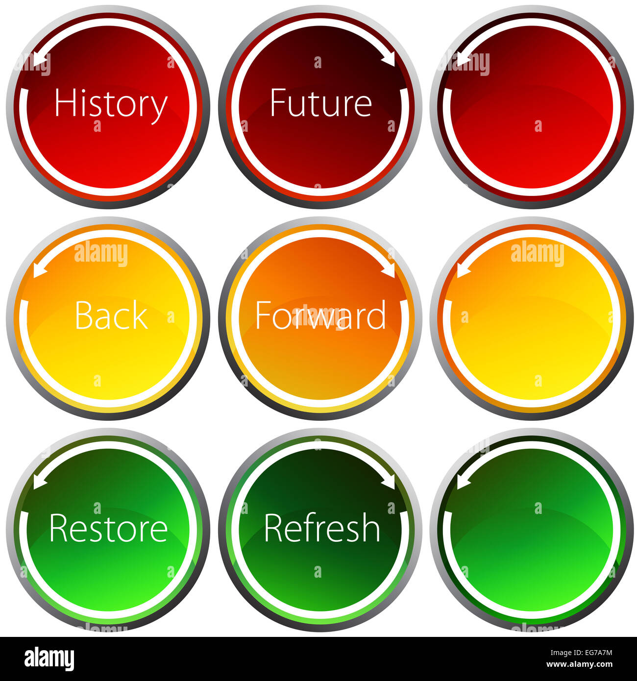 An image of a backward forward arrow button set Stock Photo - Alamy