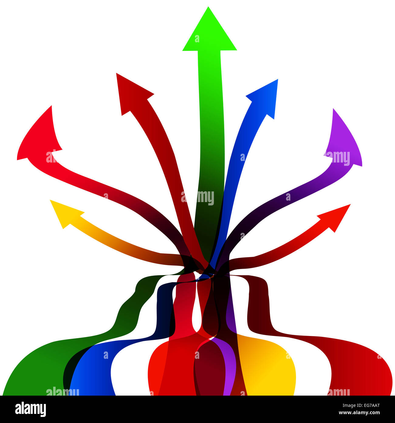 An image of a racing arrow ribbons Stock Photo - Alamy