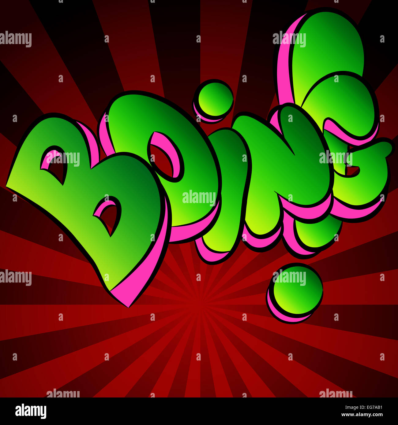 An image of a boing comic sound effect Stock Photo - Alamy