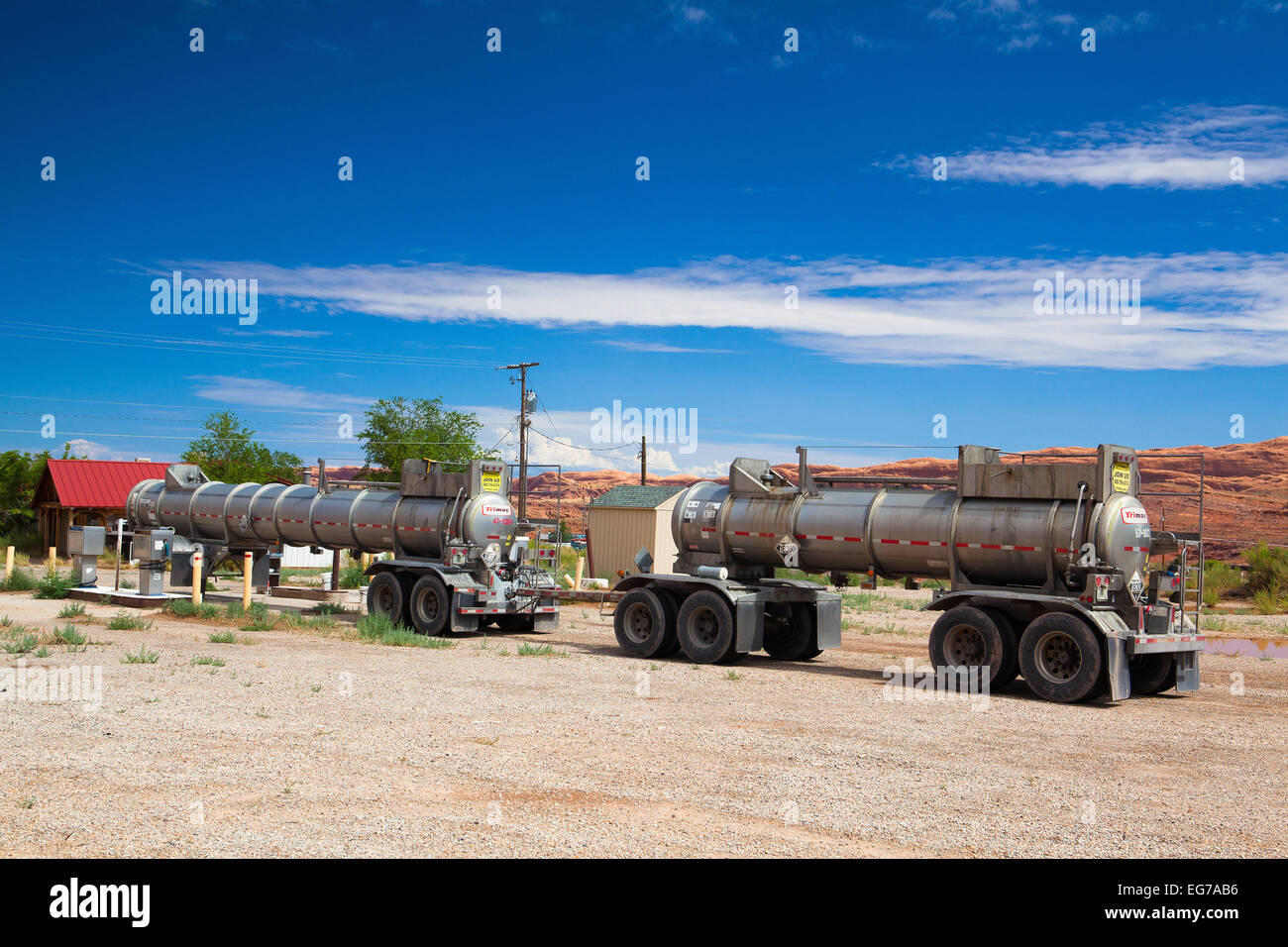 Small old petrol station in hi-res stock photography and images - Alamy