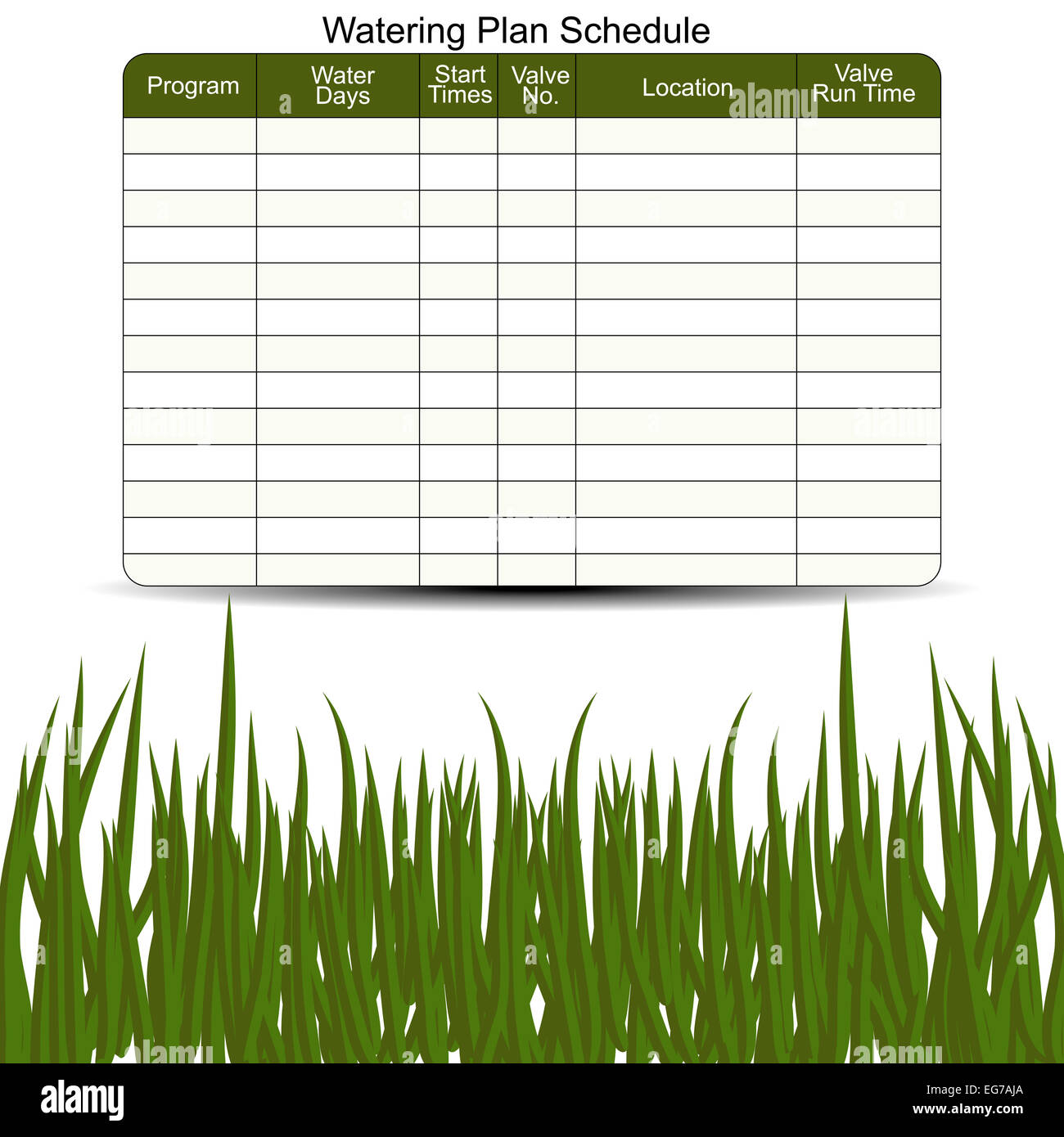 Watering chart hi-res stock photography and images - Alamy