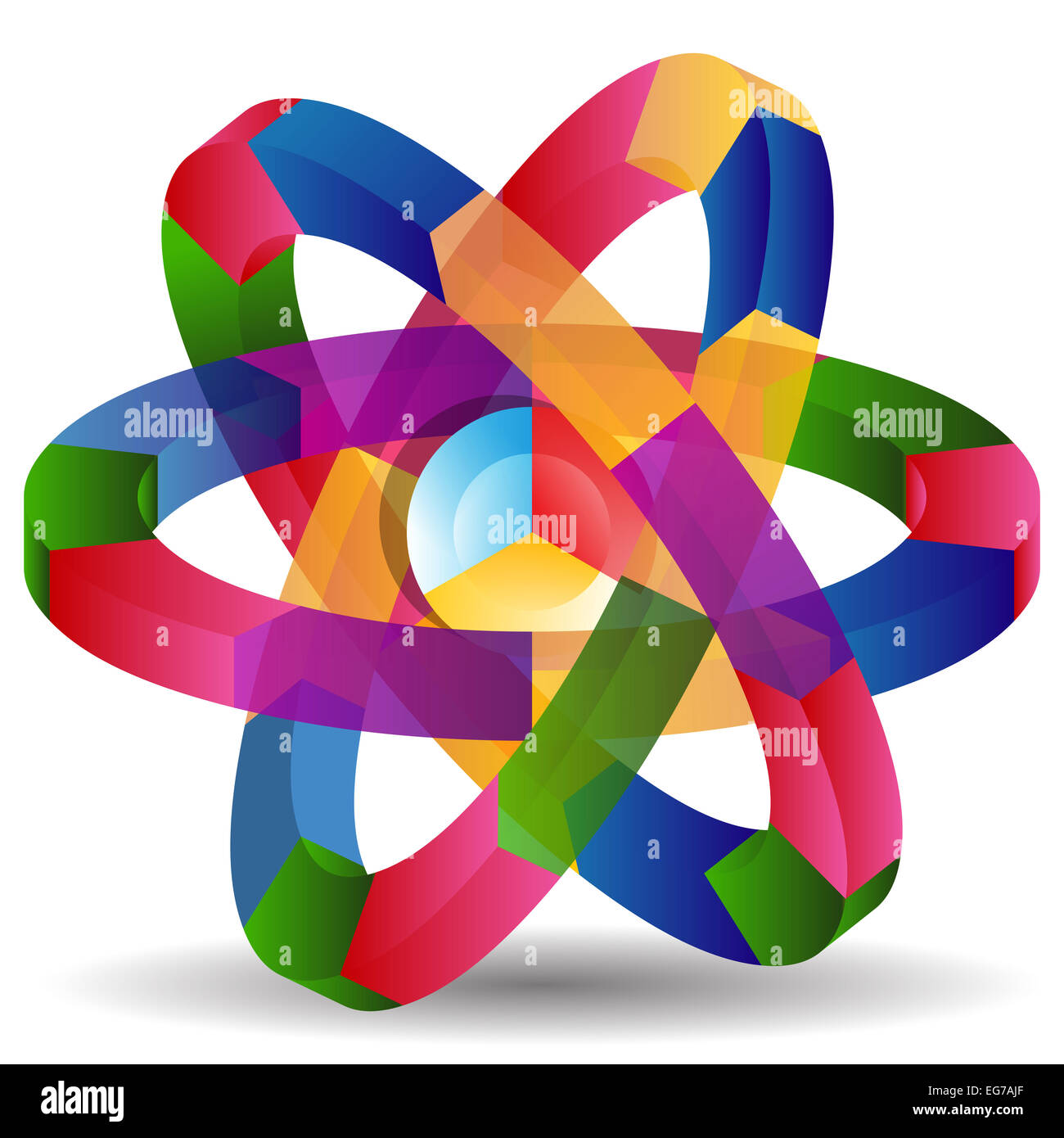 An image of a atom process chart Stock Photo - Alamy