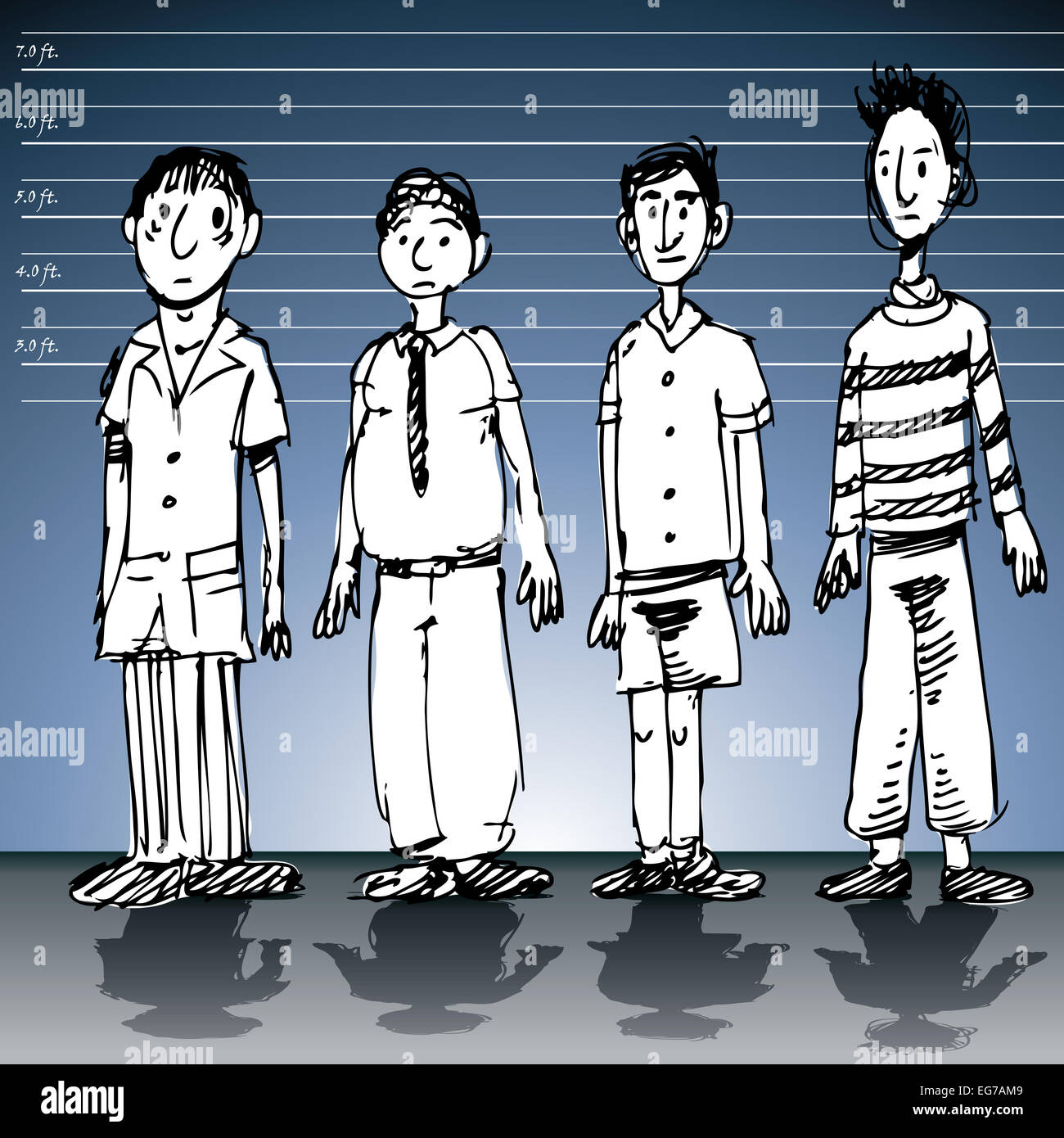 Police lineup background hi-res stock photography and images - Alamy