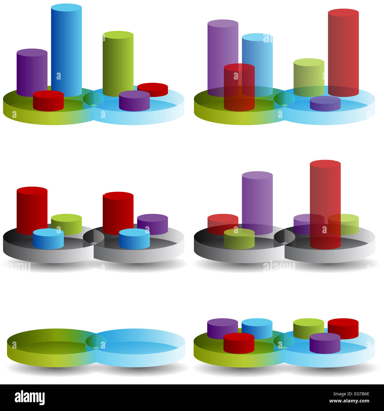3d column chart hi-res stock photography and images - Alamy