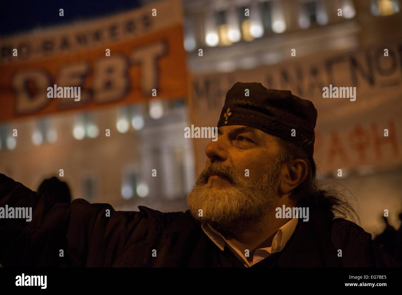 Greek orthodox priest. Greek Priest supports protest of Greeks for ...