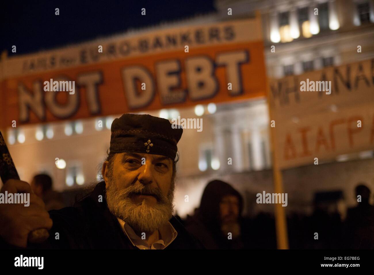 Greek orthodox priest. Greek Priest supports protest of Greeks for ...