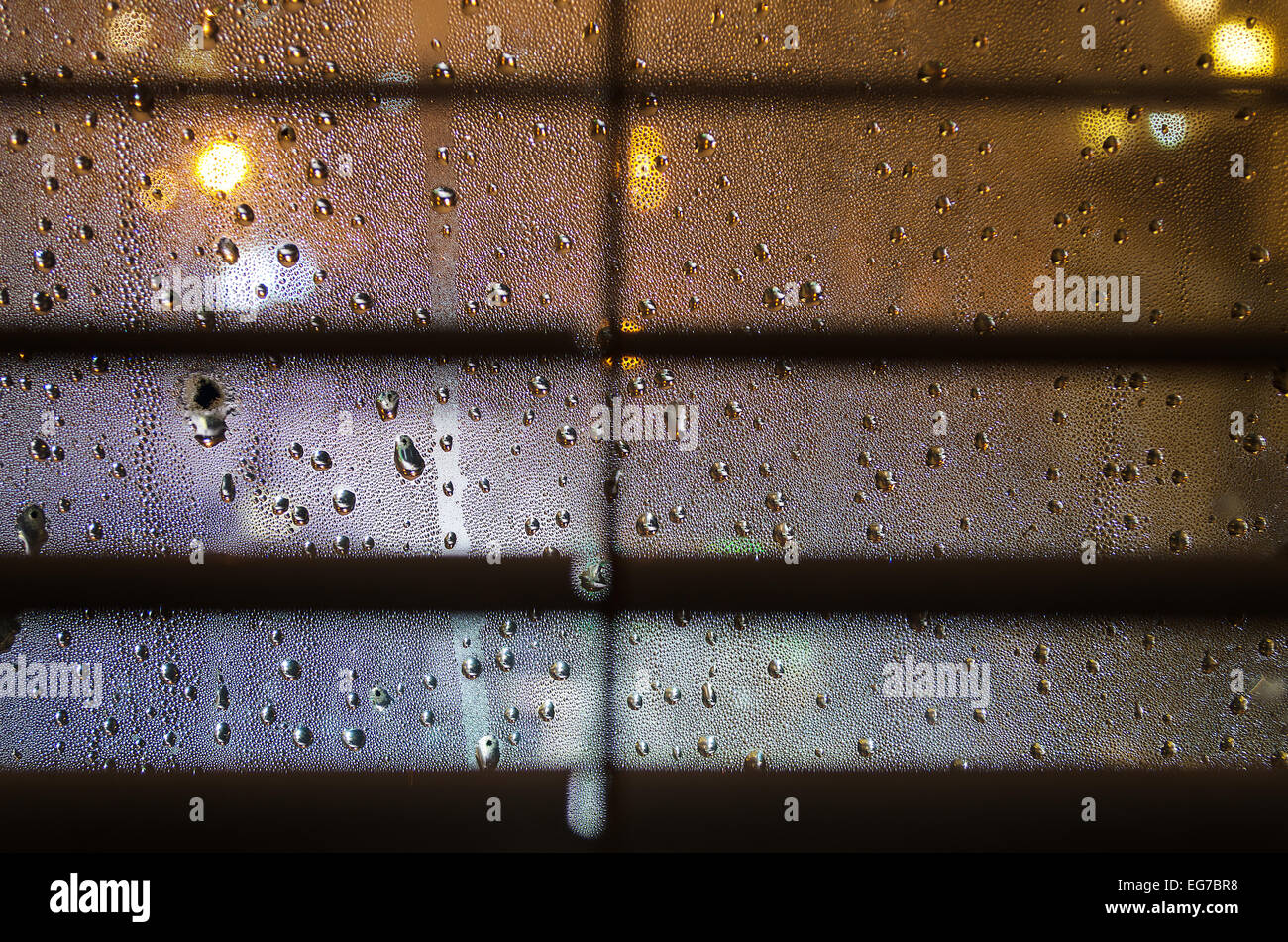 Water drops on window Stock Photo - Alamy