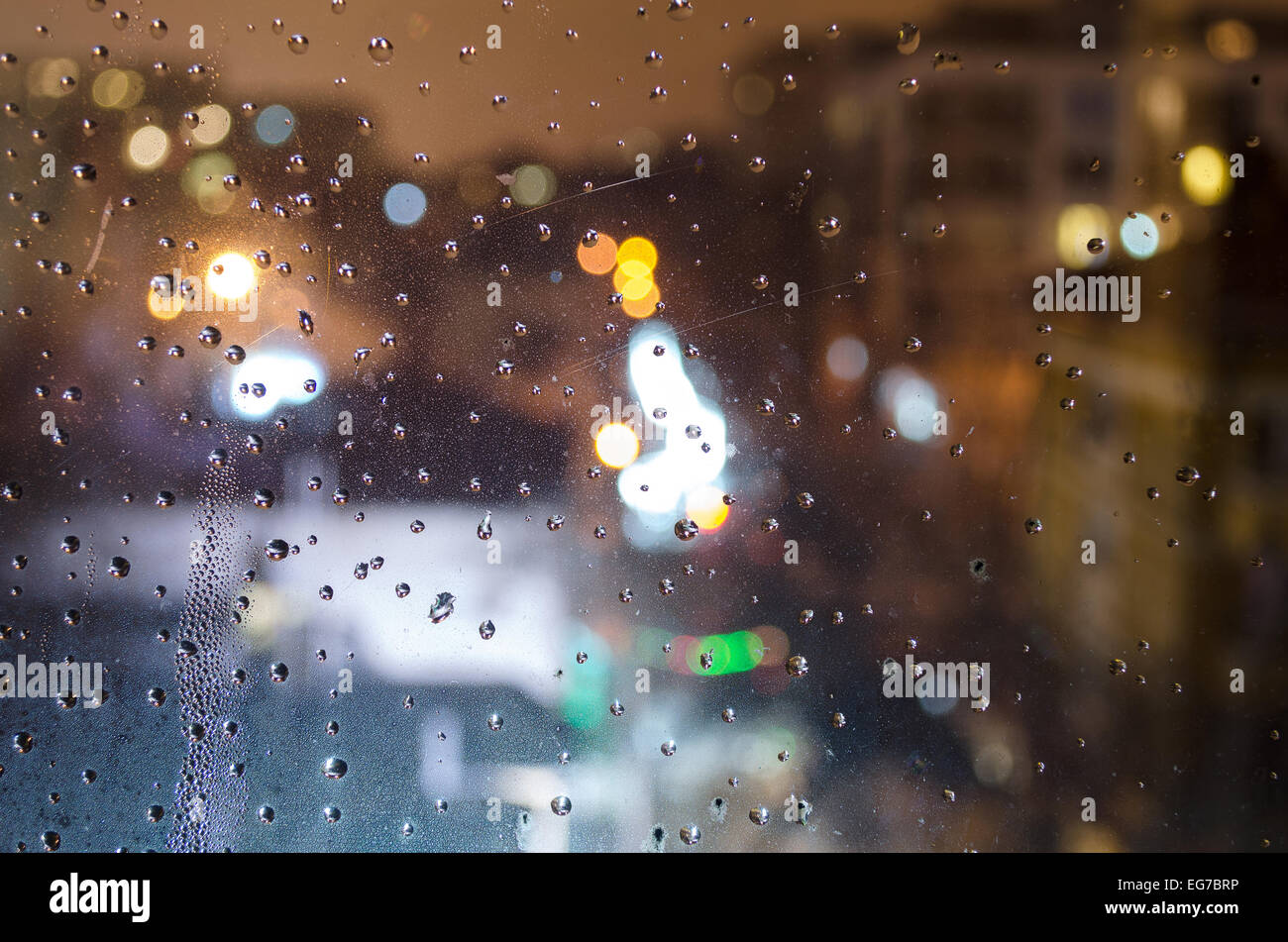 Water drops on window Stock Photo - Alamy