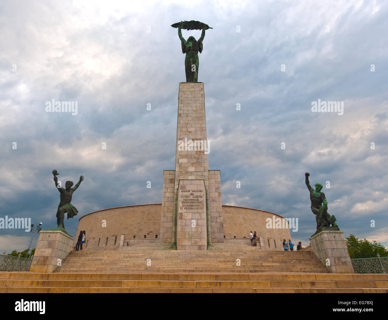 Liberation Monument on Gellert Hill. Budapest, Hungary Stock Photo - Alamy