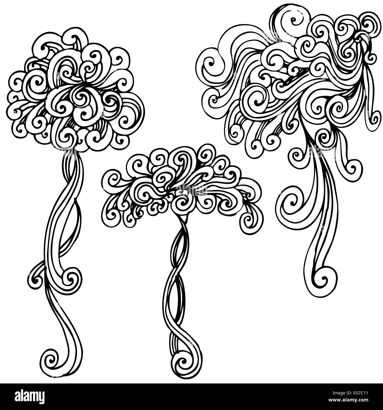 An image of abstract swirl patterns Stock Photo - Alamy