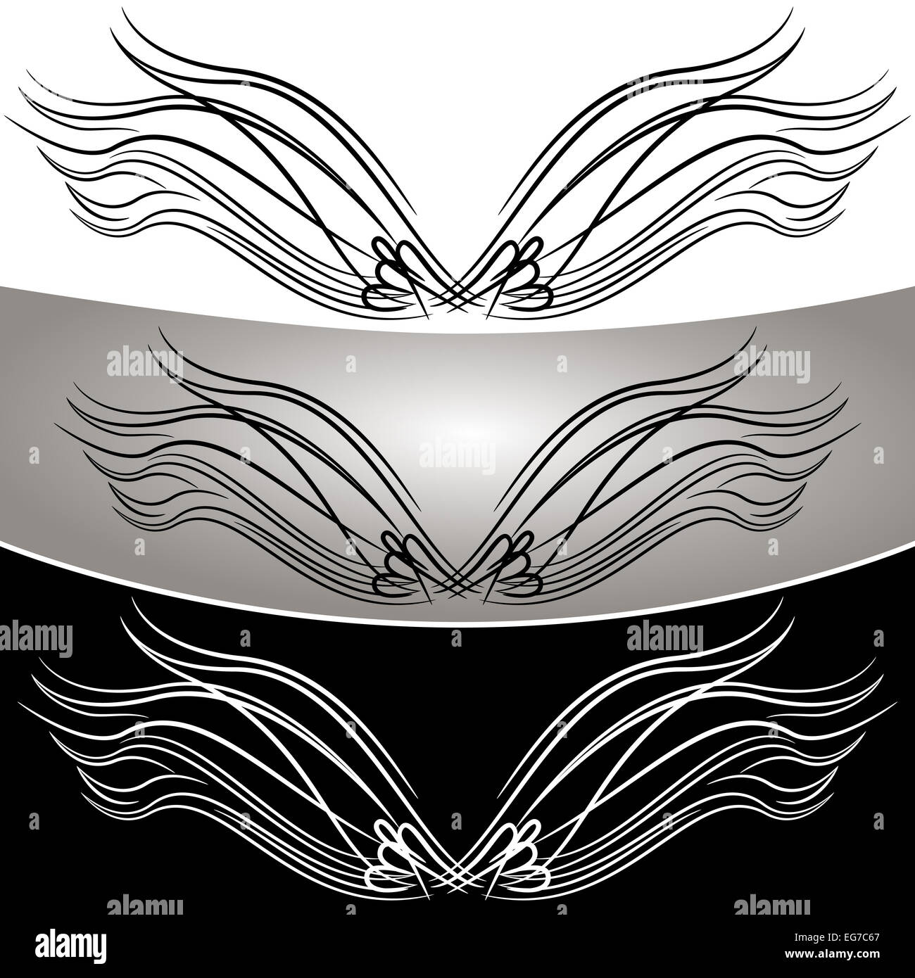 An image of an abstract angel wing set Stock Photo - Alamy