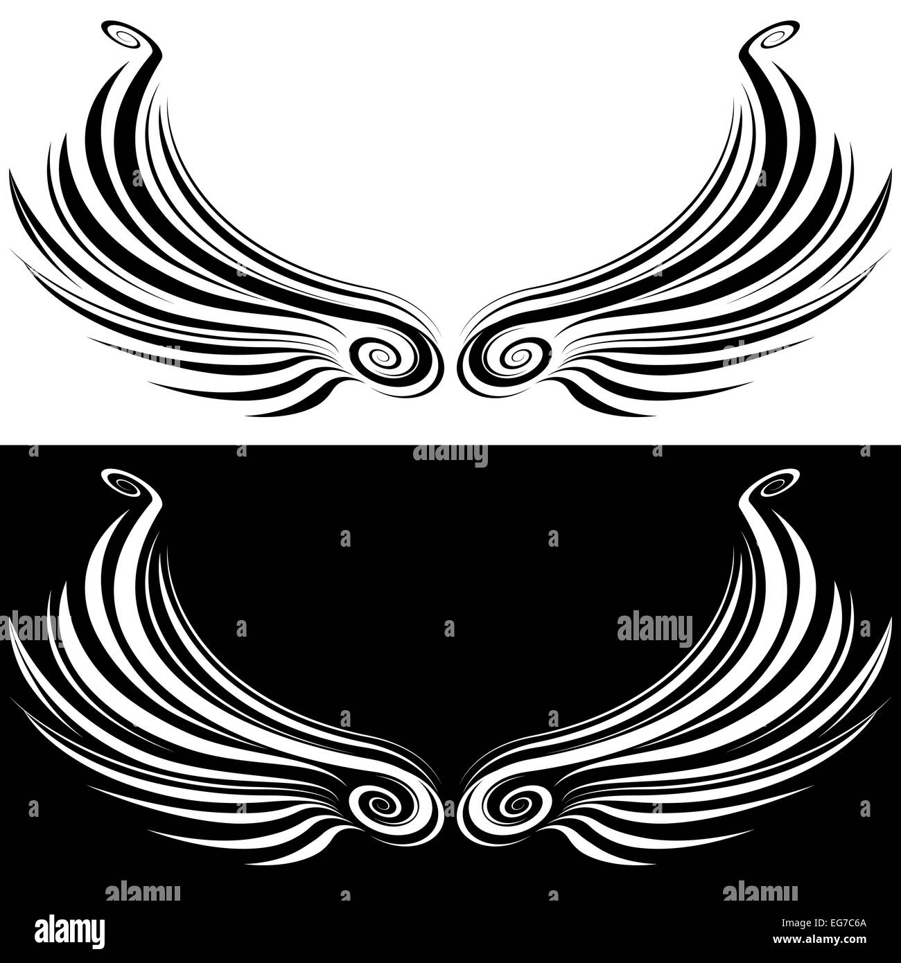 An image of a decorative wing Stock Photo - Alamy